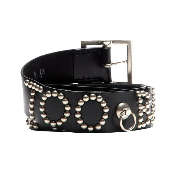 DOUBLET Too Bad To Handle Studded Belt - Black