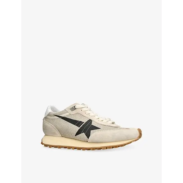 GOLDEN GOOSE Running Marathon S15259 Suede And Mesh Trainers