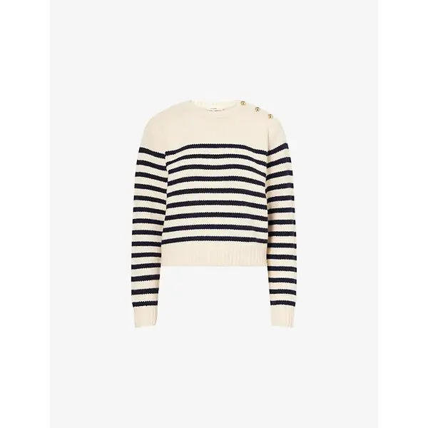 FRAME The Mariner Striped Wool Jumper