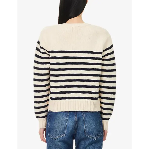 FRAME The Mariner Striped Wool Jumper