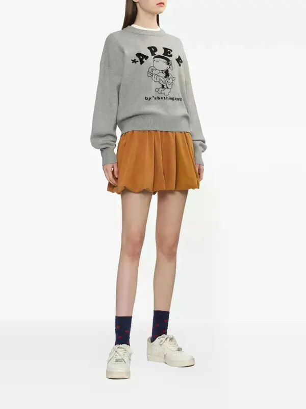 AAPE BY *A BATHING APE Crew-neck Graphic Sweater