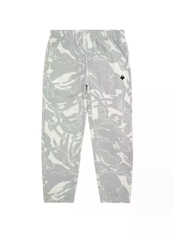 AAPE BY *A BATHING APE Moonface Camo Track Pants - Grey
