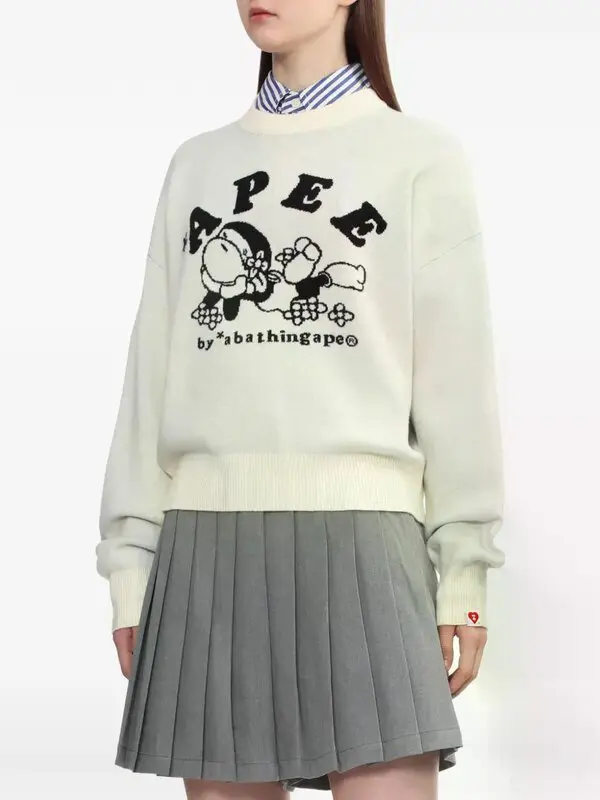 AAPE BY *A BATHING APE Lisa Crew-neck Sweater