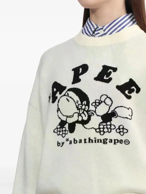 AAPE BY *A BATHING APE Lisa Crew-neck Sweater