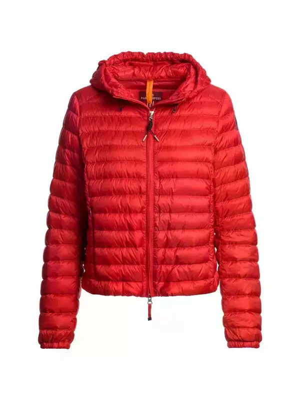 PARAJUMPERS Rory Hooded Quilted Jacket - Red