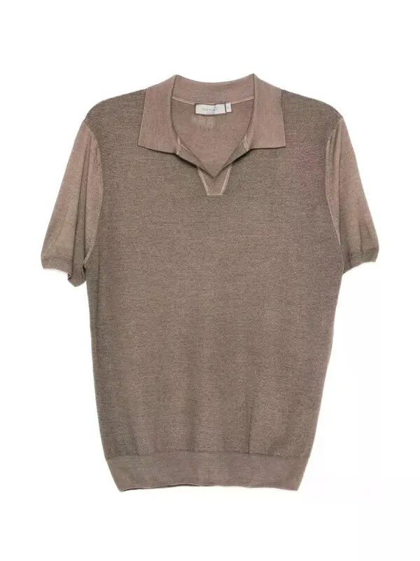 Canali Knitted Top - Brown