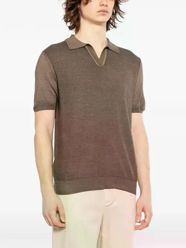 Canali Knitted Top - Brown