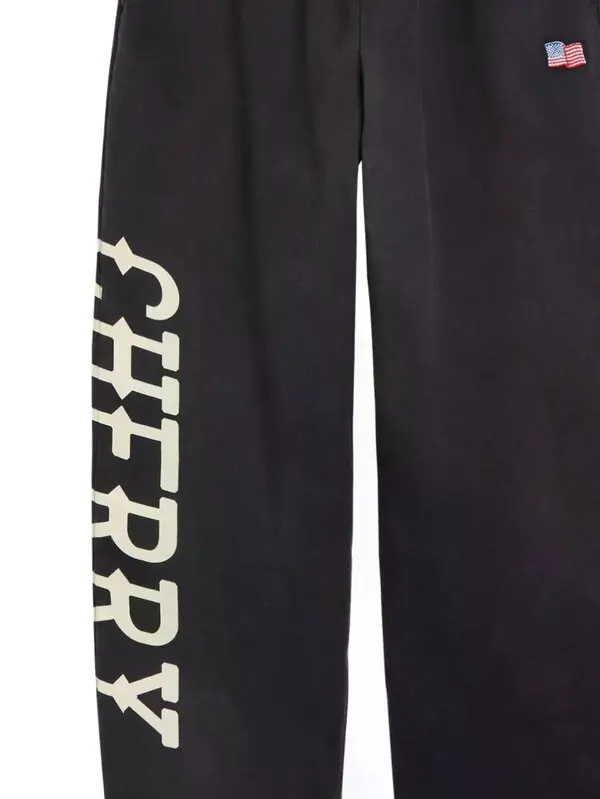 CHERRY LA Hollywood Logo Flag Trousers