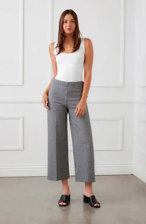 Karen Kane Crop Wide-leg Pants