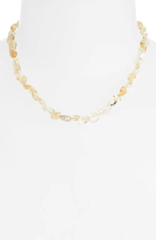 KIARA BY KI-ELE Citrine Stone Necklace