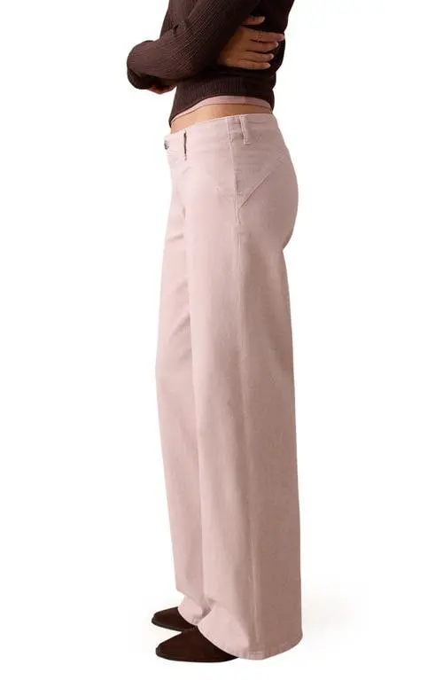 Mango Low Rise Wide Leg Jeans