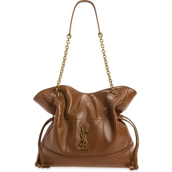 Saint Laurent Jamie Medium Patchwork Shoulder Bag - Fox