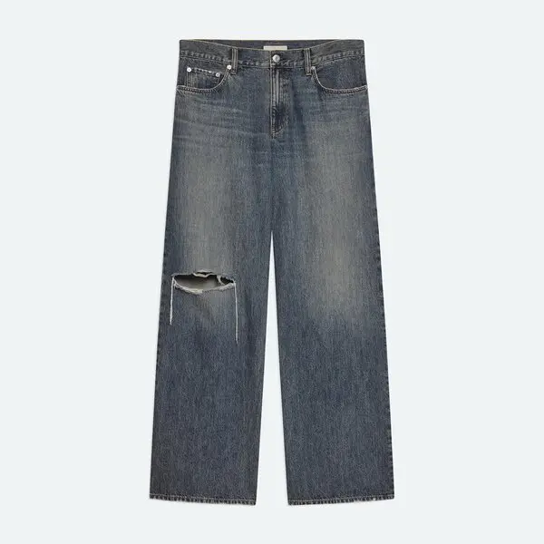 Helmut Lang Destroyed Low-rise Jeans