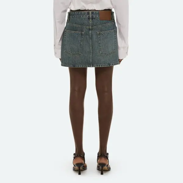 Helmut Lang Denim Mini Skirt