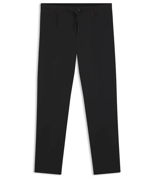 Hugo Performance-stretch Modern-fit Trousers In Ottoman Fabric