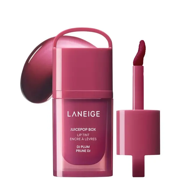LANEIGE Juicepop Box Lip Oil Stain 12hr Hydrating Tint - Dj Plum