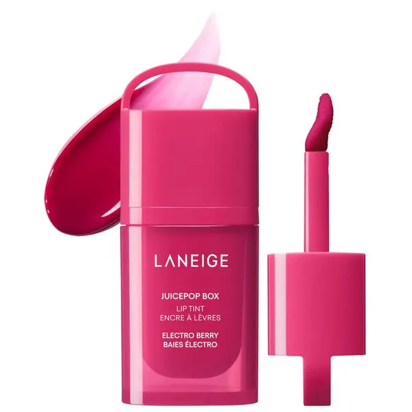 LANEIGE Juicepop Box Lip Oil Stain 12hr Hydrating Tint - Electro Berry