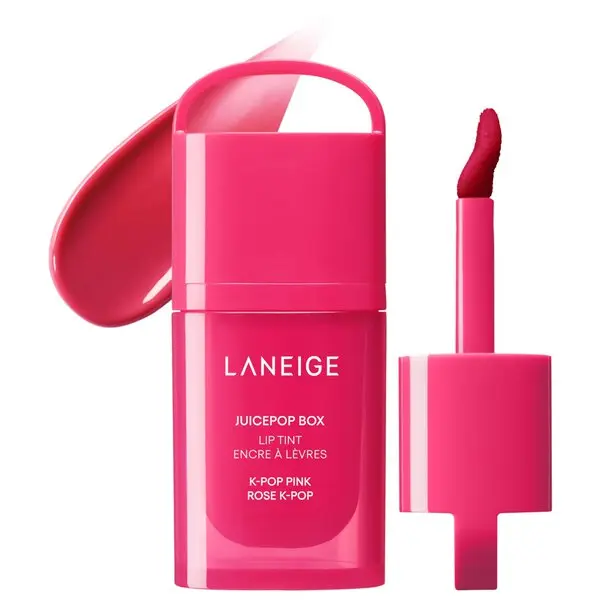 LANEIGE Juicepop Box Lip Oil Stain 12hr Hydrating Tint - K-pop Pink