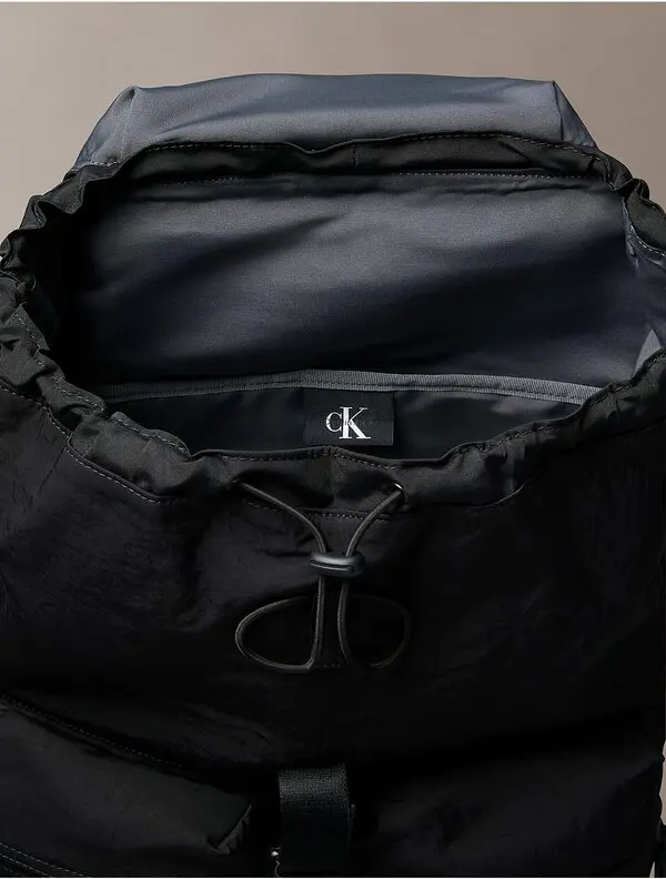 Calvin Klein Nylon Top Flap Backpack