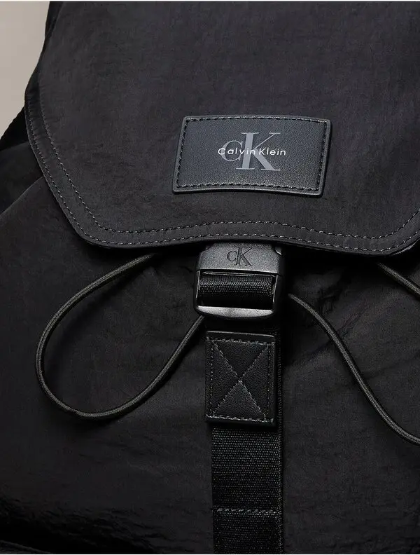 Calvin Klein Nylon Top Flap Backpack