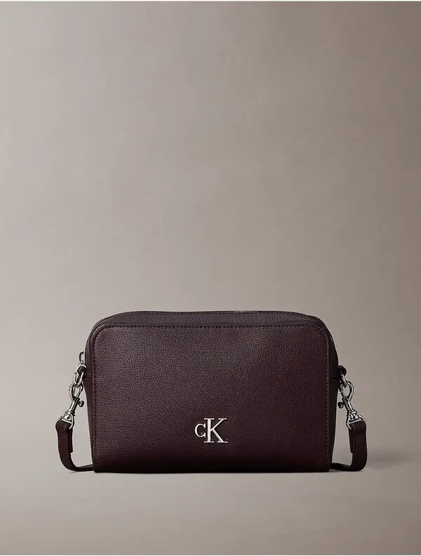 Calvin Klein Minimal Monogram Phone Crossbody - Fudge
