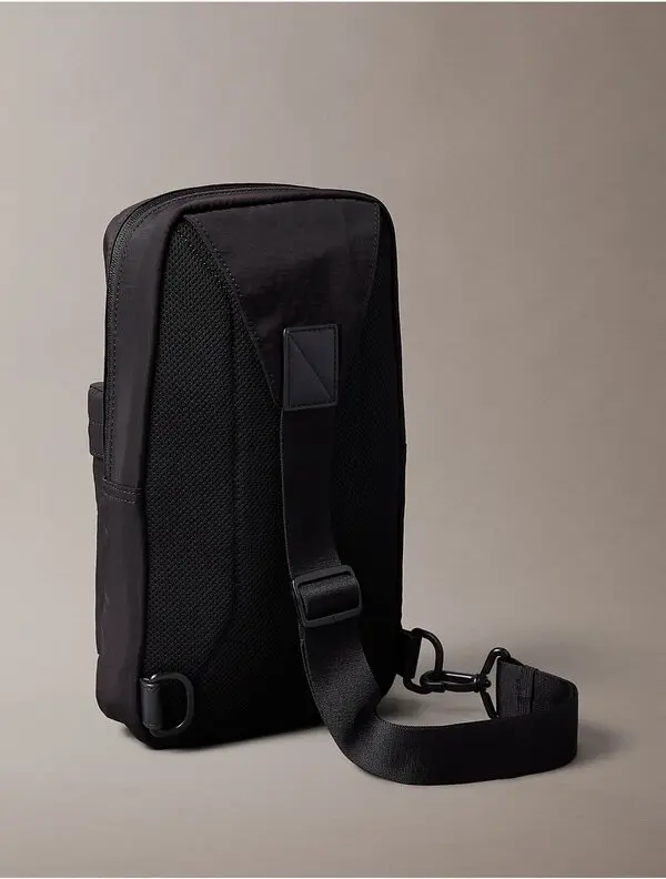 Calvin Klein Nylon Sling Bag - Black