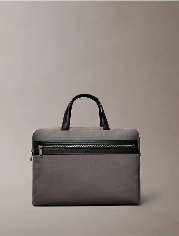 Calvin Klein Structured Commuter Bag - Granite Gray
