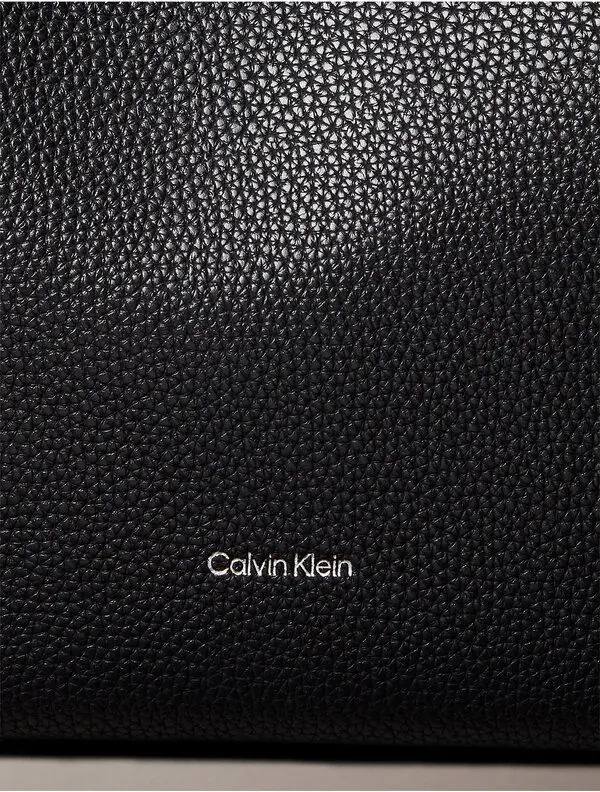 Calvin Klein Pebble Grain Slouchy Bag - Black