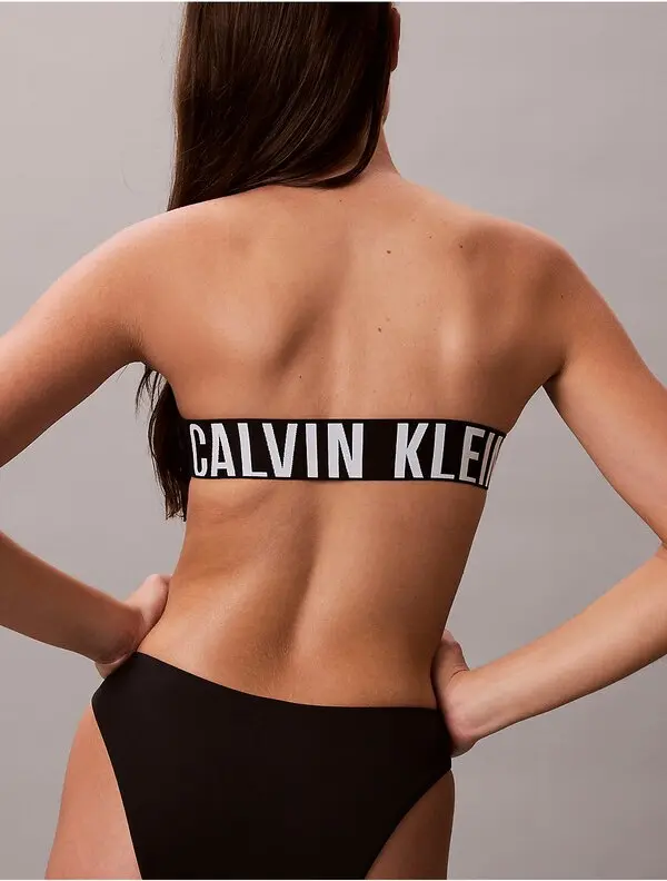 Calvin Klein Monologo Swim One Piece - Black