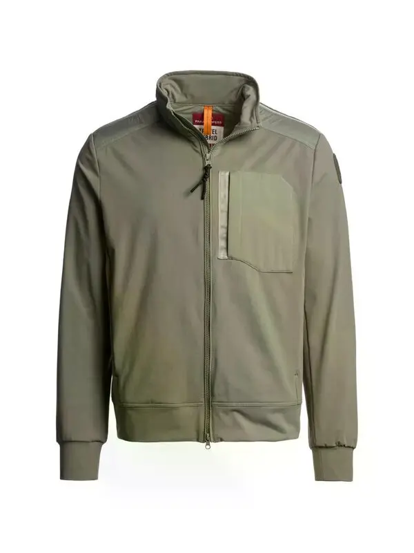PARAJUMPERS Douglas Quilted-panel Zip-up Sweatshirt