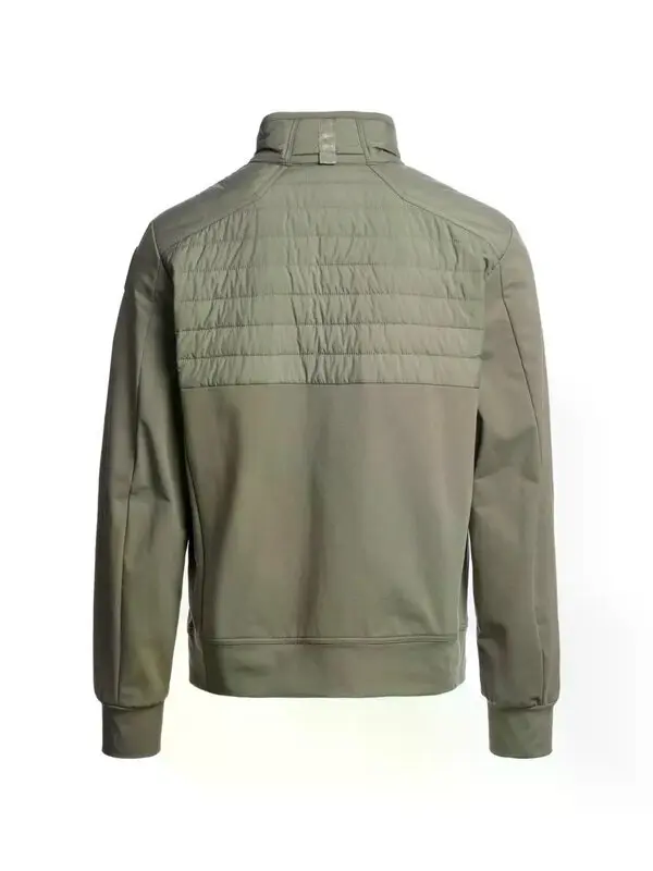 PARAJUMPERS Douglas Quilted-panel Zip-up Sweatshirt