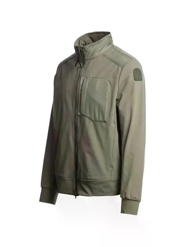 PARAJUMPERS Douglas Quilted-panel Zip-up Sweatshirt