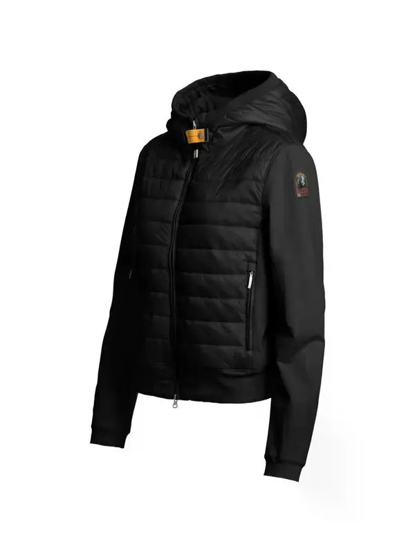 PARAJUMPERS Caelie Hooded Quilted Jacket - Black