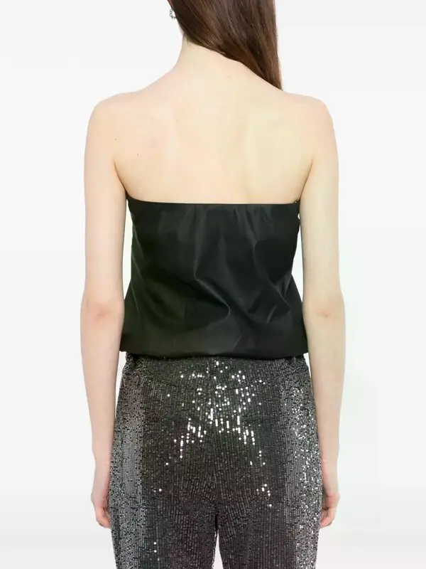 Alexander Wang Leather Strapless Top