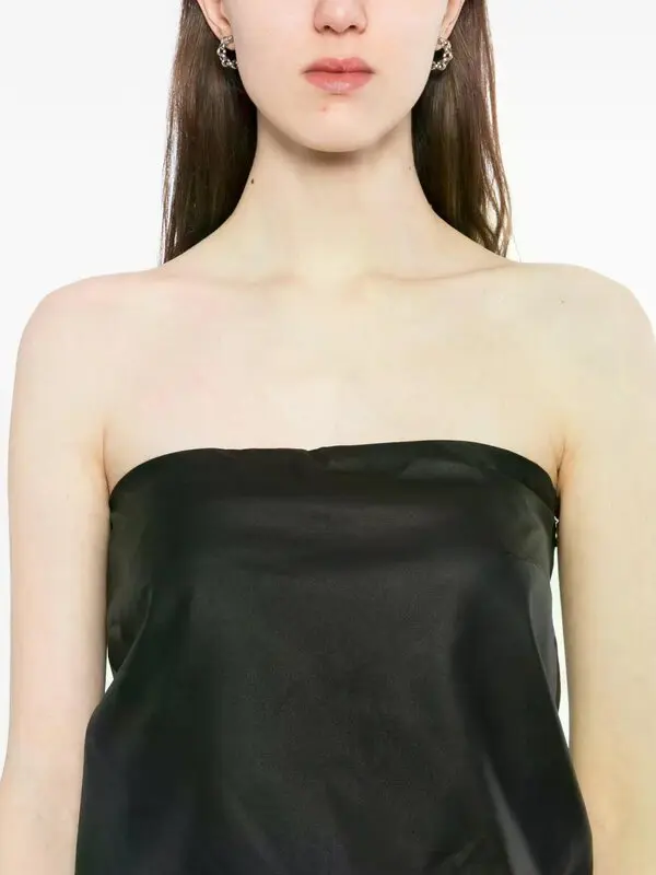 Alexander Wang Leather Strapless Top