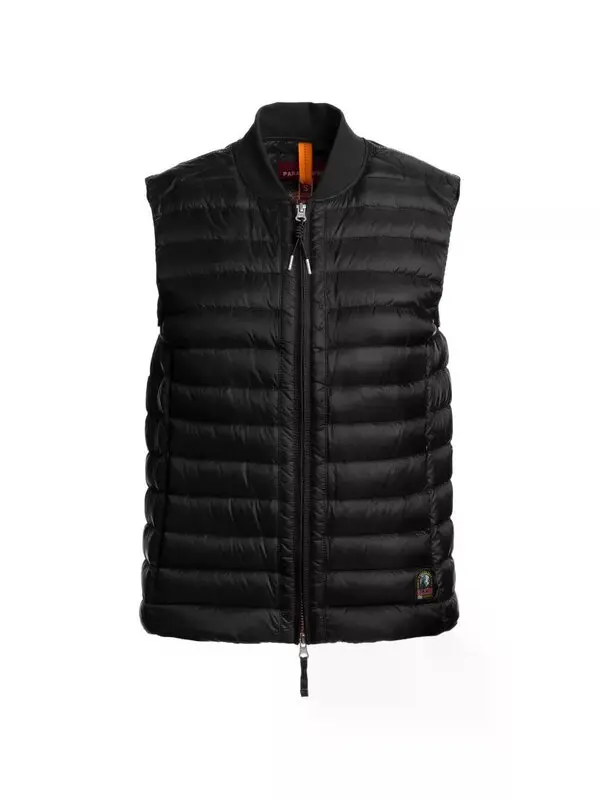 PARAJUMPERS Rosanna Quilted Zip-up Gilet - Black