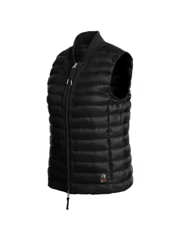 PARAJUMPERS Rosanna Quilted Zip-up Gilet - Black