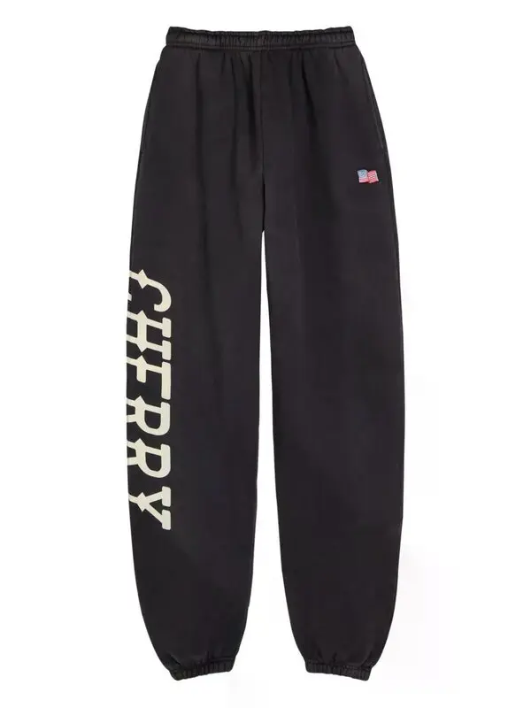 CHERRY LA Hollywood Logo Flag Trousers