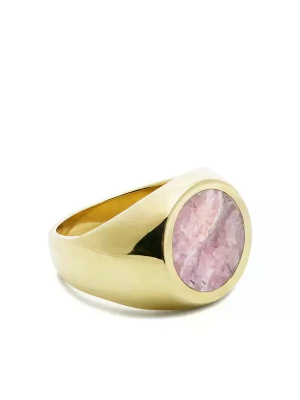 LEGIER Rhodochrosite Signet Ring