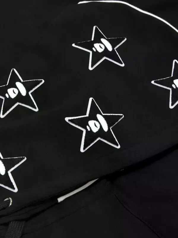 AAPE BY *A BATHING APE Logo-lettering Hooded Jacket - Black