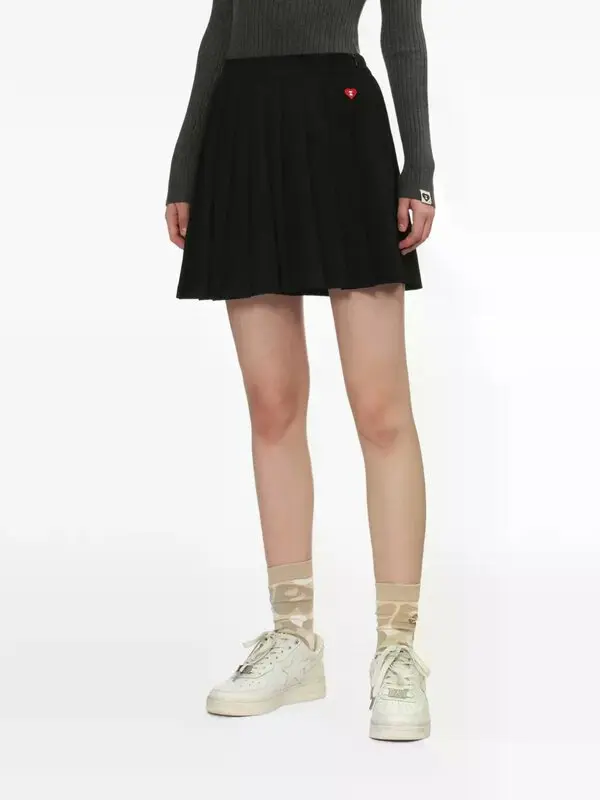 AAPE BY *A BATHING APE Pleated Heart Shorts