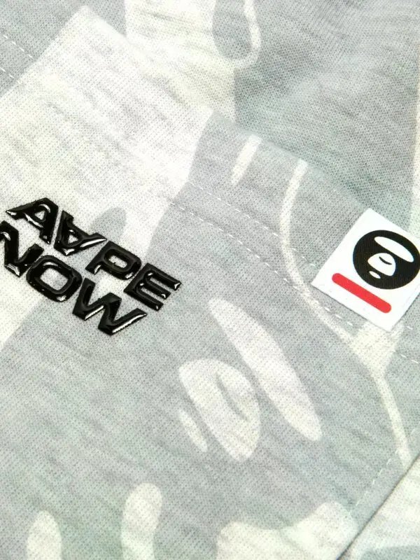 AAPE BY *A BATHING APE Moonface Camo Track Pants - Grey