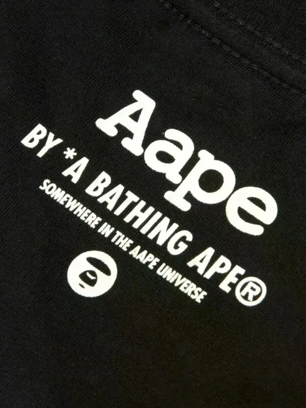 AAPE BY *A BATHING APE Heart-print T-shirt