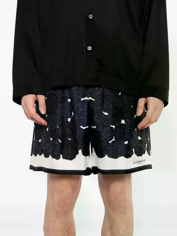 Givenchy Floral-print Bermuda Shorts