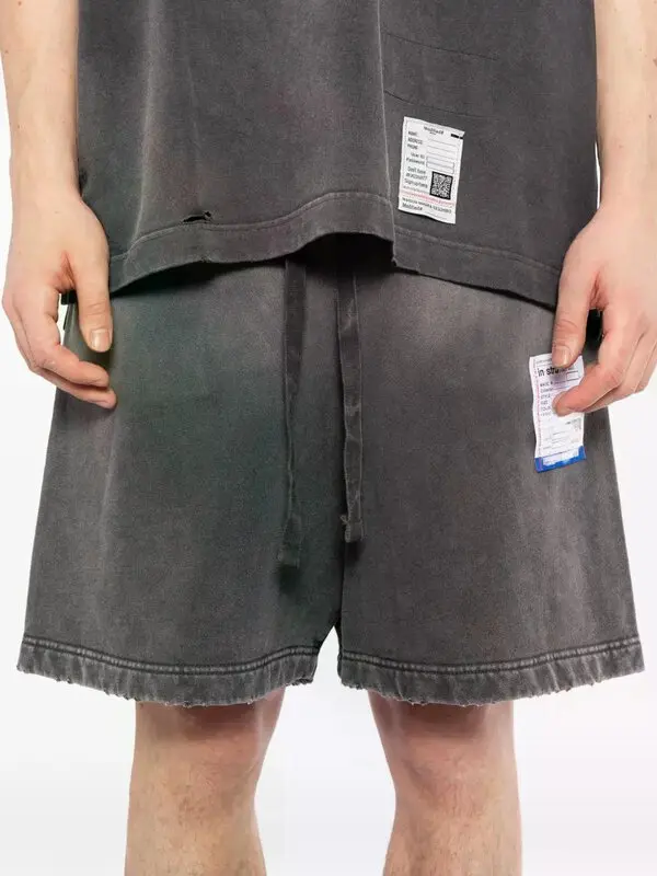 Mihara Yasuhiro Sun Faded Sweat Shorts - Grey