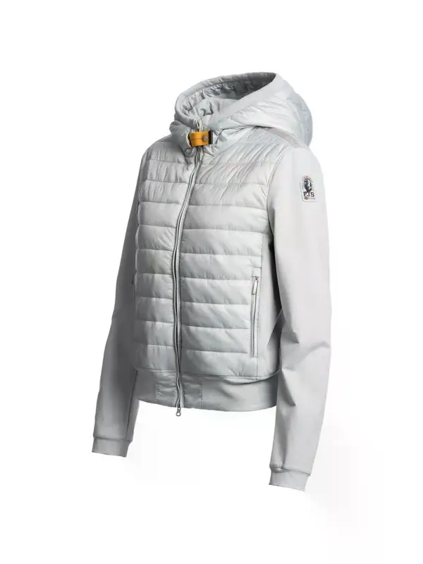 PARAJUMPERS Caelie Hooded Quilted Jacket - Grey