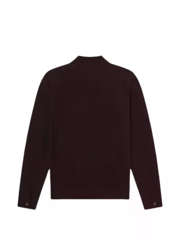 FRAME Long-sleeved Piqué Polo Shirt