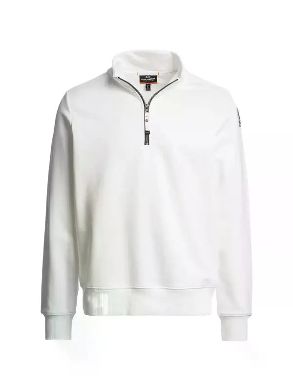 PARAJUMPERS Broad Peak Half-zip Sweatshirt - White