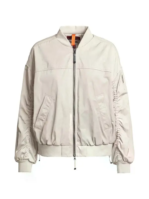 PARAJUMPERS Ruched Bomber Jacket - Neutrals