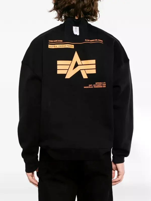 PROTOTYPES Printed Sweatshirt - Black
